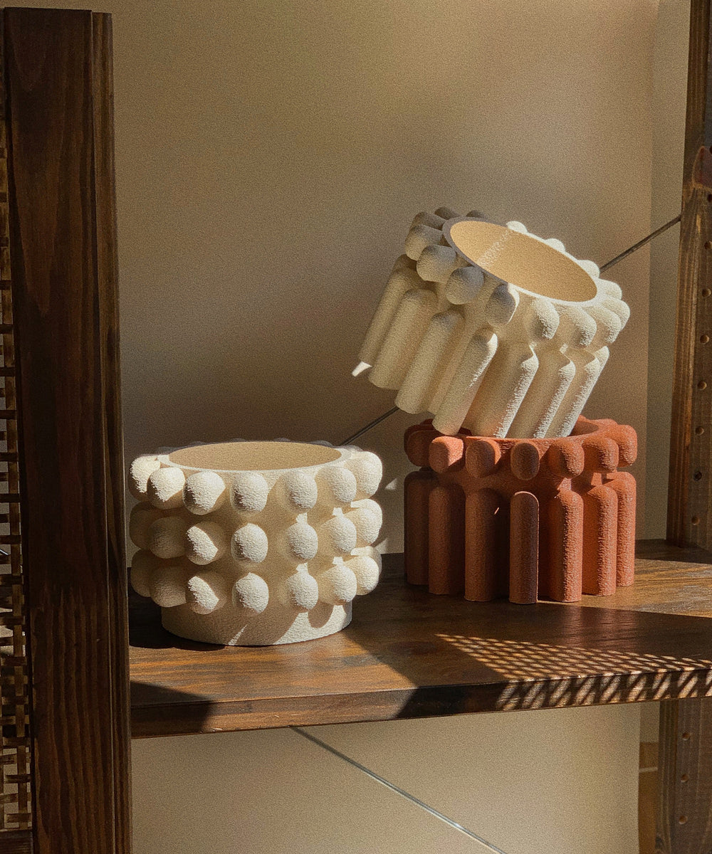 Mono | Plant Pot 02 | Sandstone – Amanita Labs