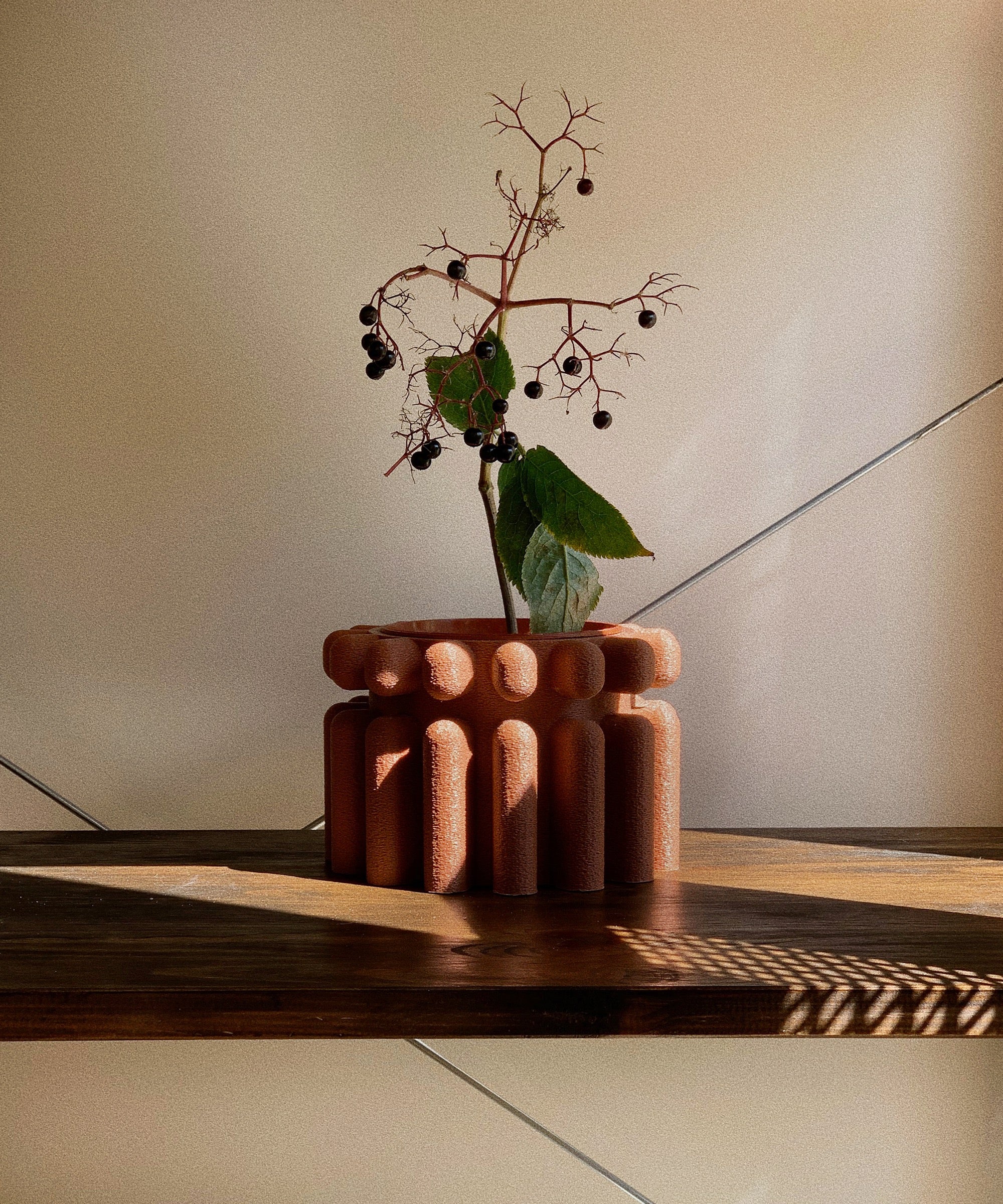 Mono | Plant Pot 01 | Burnt Ochre – Amanita Labs