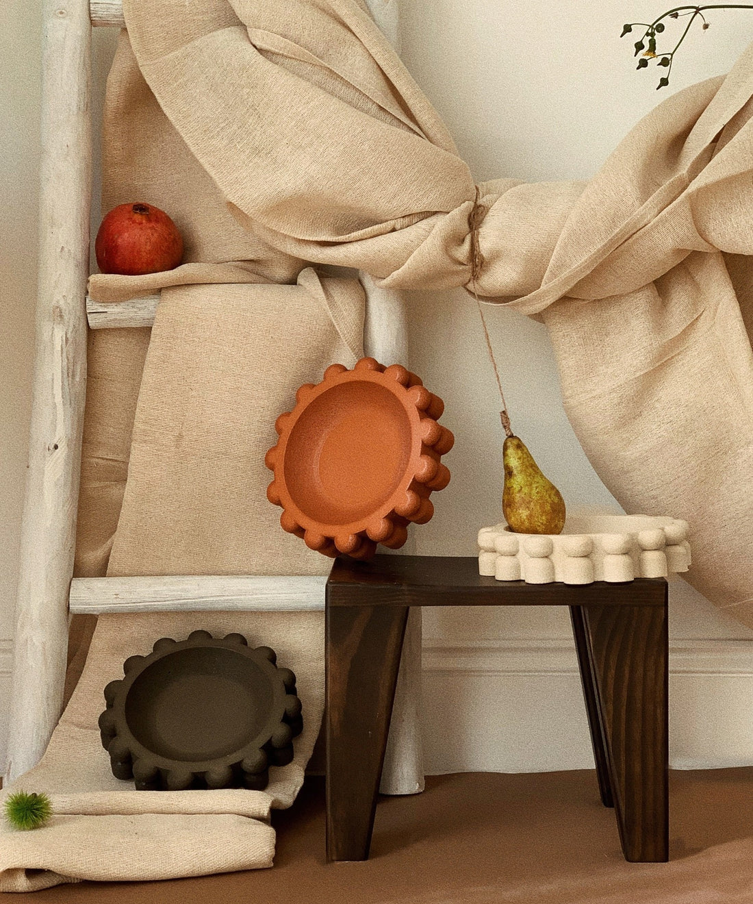 Mono | Ornament Tray 01 | Burnt Ochre – Amanita Labs